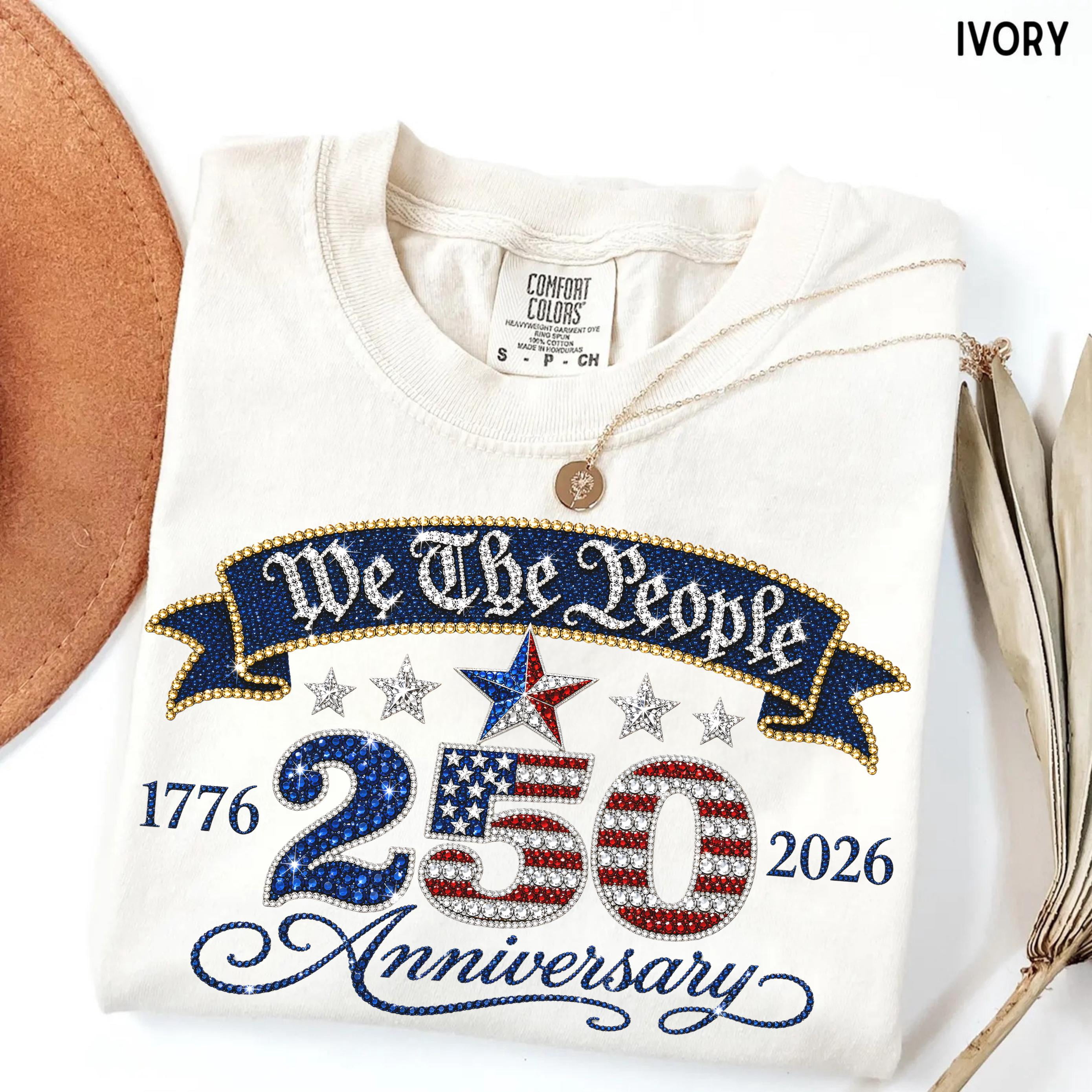 We The People 250th Anniversary T Shirt 1776 2026 Patriotic USA Flag ...