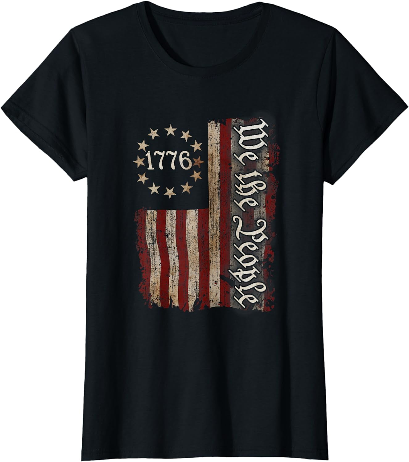 We The People American History 1776 Independence Day Vintage T-Shirt ...
