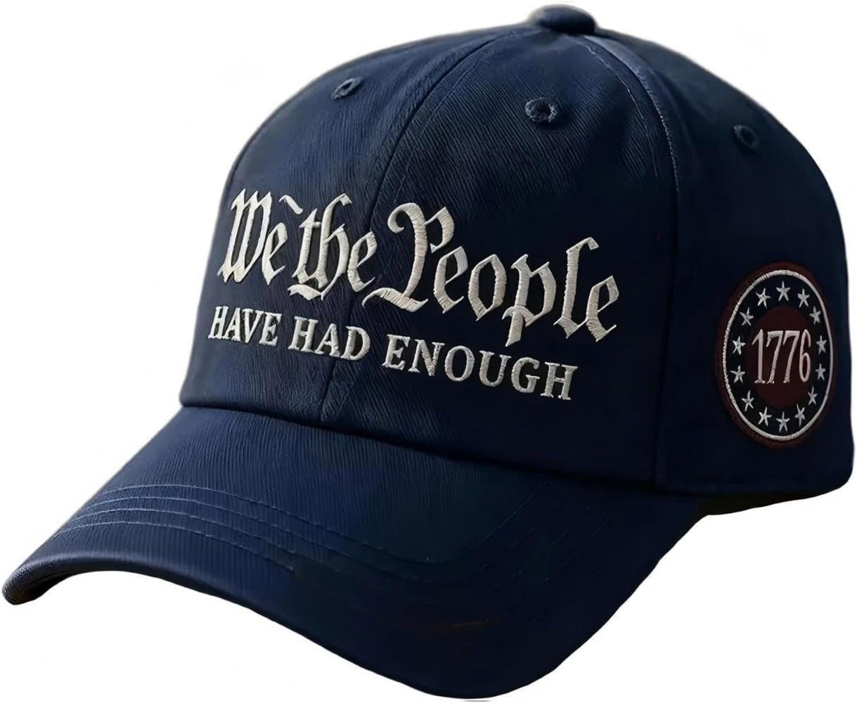 We The People Baseball Cap, Embroidered Have Had Enough 1776 Star Badge ...
