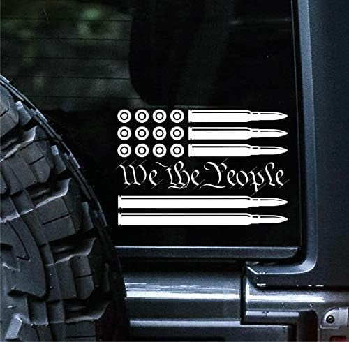 We The People Bullet Flag Vinyl Car Decal Sticker Constitution | Cars ...