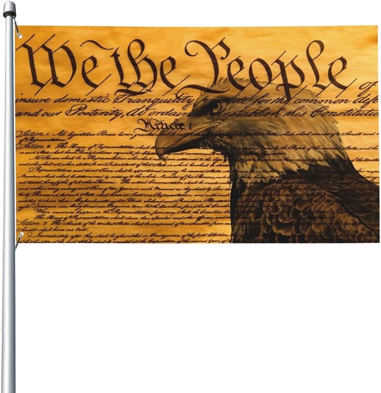 We The People Flag Bald Eagle Flag 3x5 Ft Flag USA Constitution Flag ...