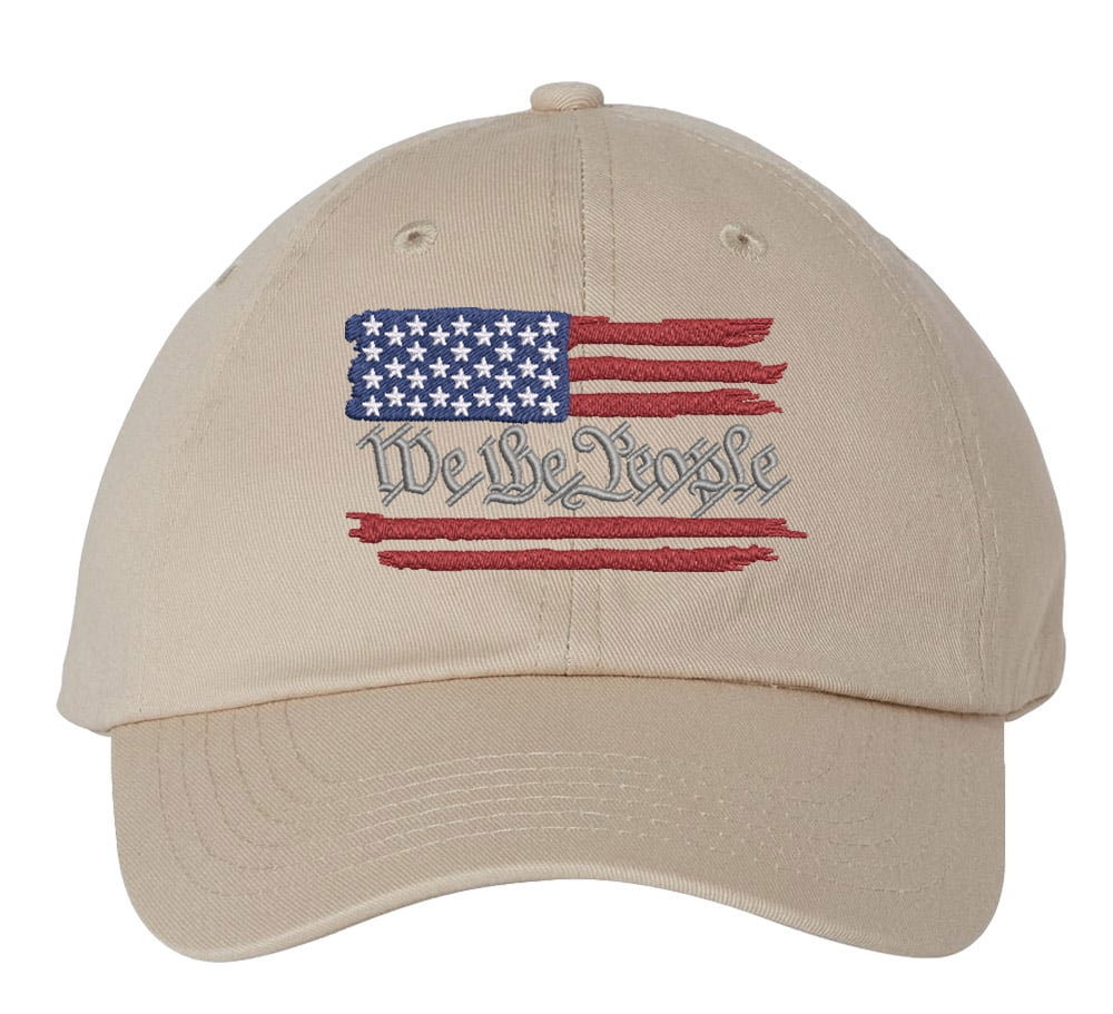 We The People Flag Baseball Cap, American Flag Hat, US Constitution Hat ...
