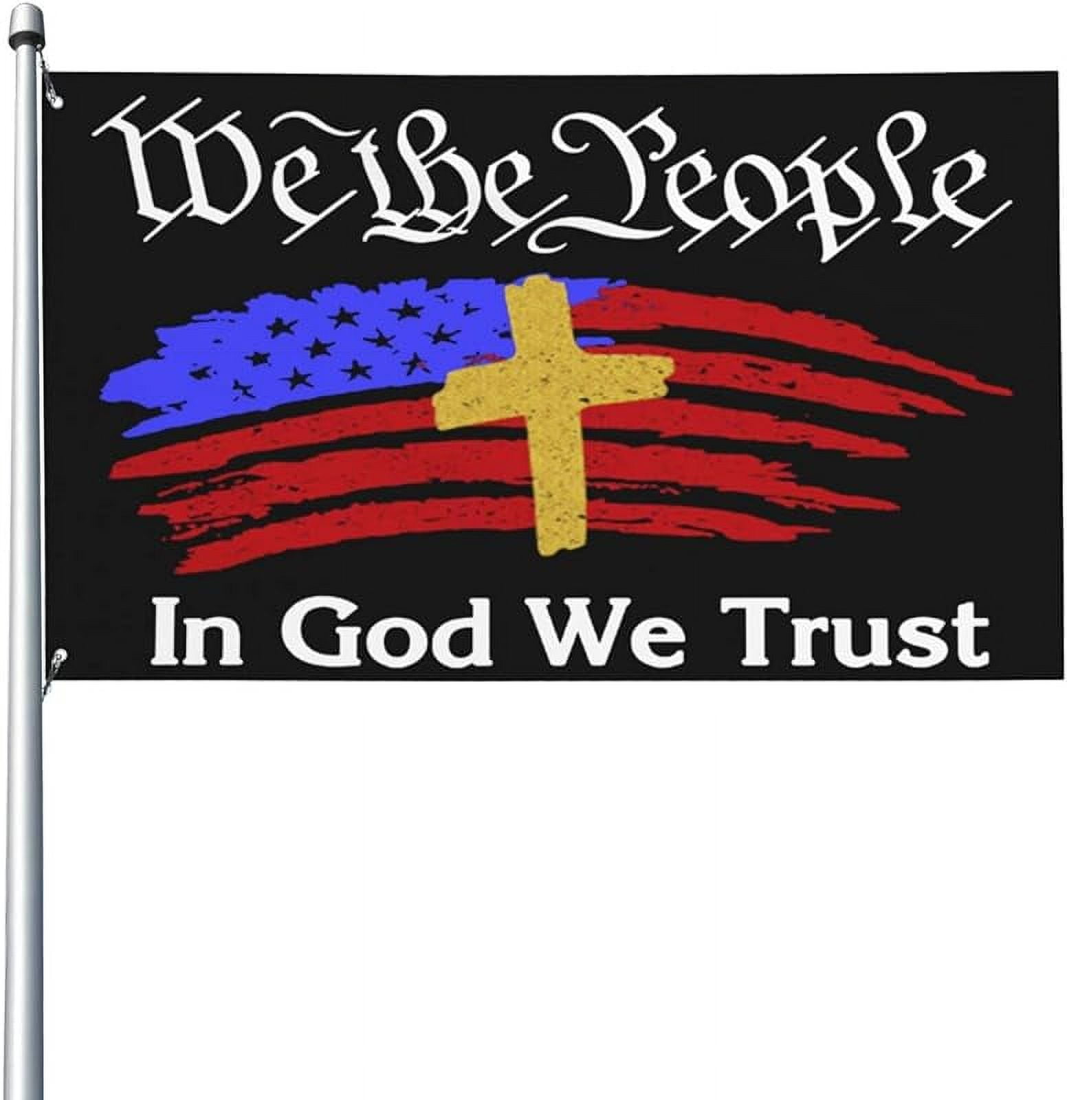 We The People In God We Trust American Flag 3x5 Ft Banner Flags USA ...