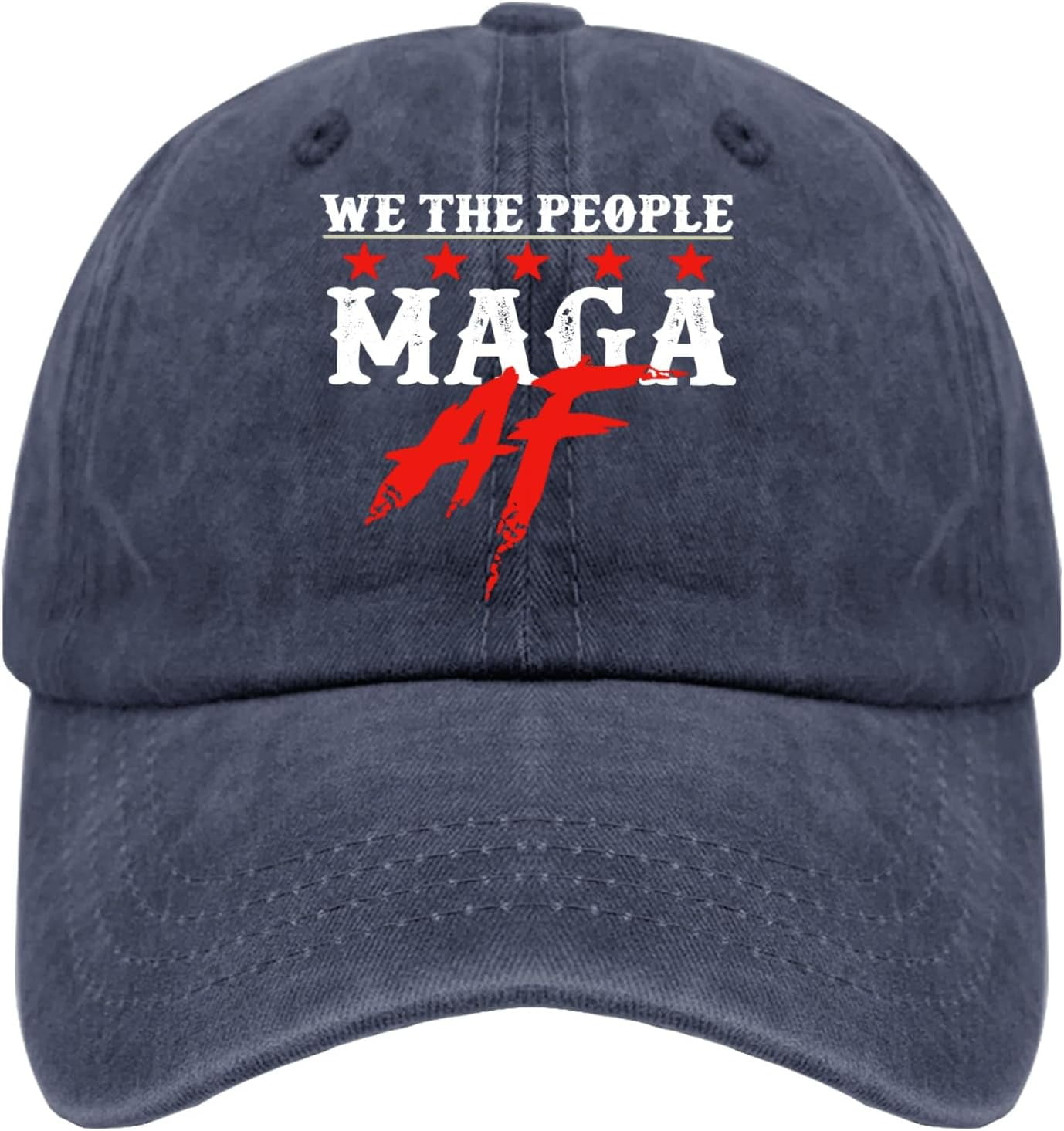 We The People MAGA AF Trump 2024 Take America Back Trucker hat Vintage ...
