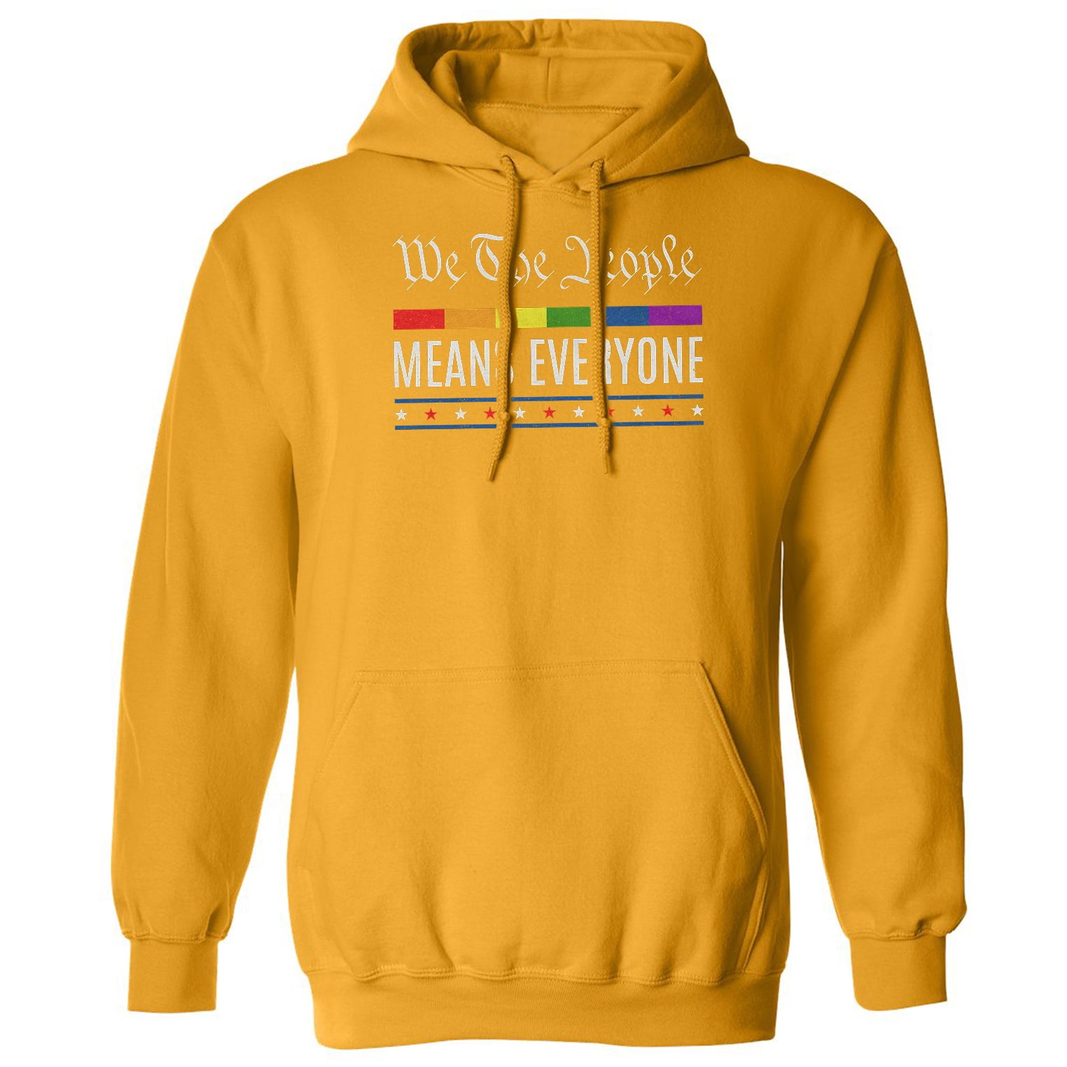 We The People Means Everyone – LGBTQ Equality Pride Unisex Hooded ...