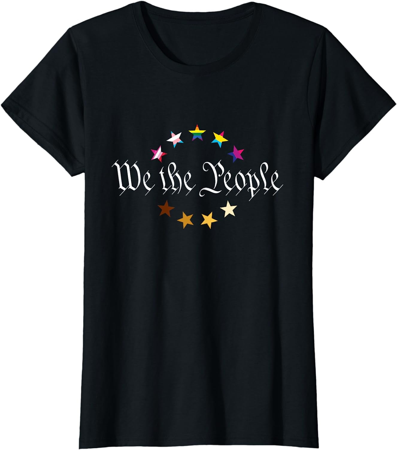 We The People Means Everyone LGBTQ Pride Month T-Shirt T-shirts ...