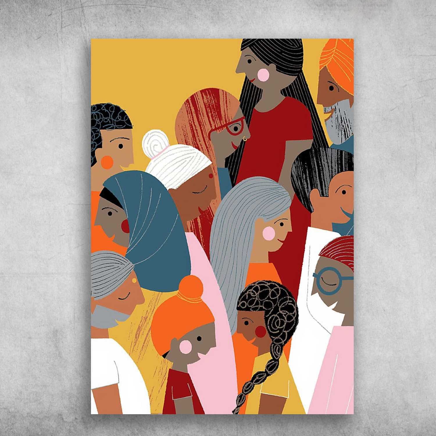 We The People, Poster Decor, Wall Art Poster 11 x 17 Inch Poster ...