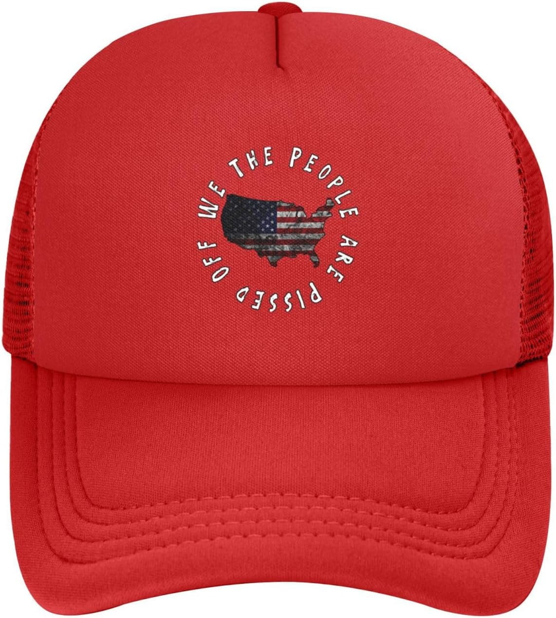 We The People are Angry Pissed Off Trucker Hat High Crown Mesh Back ...