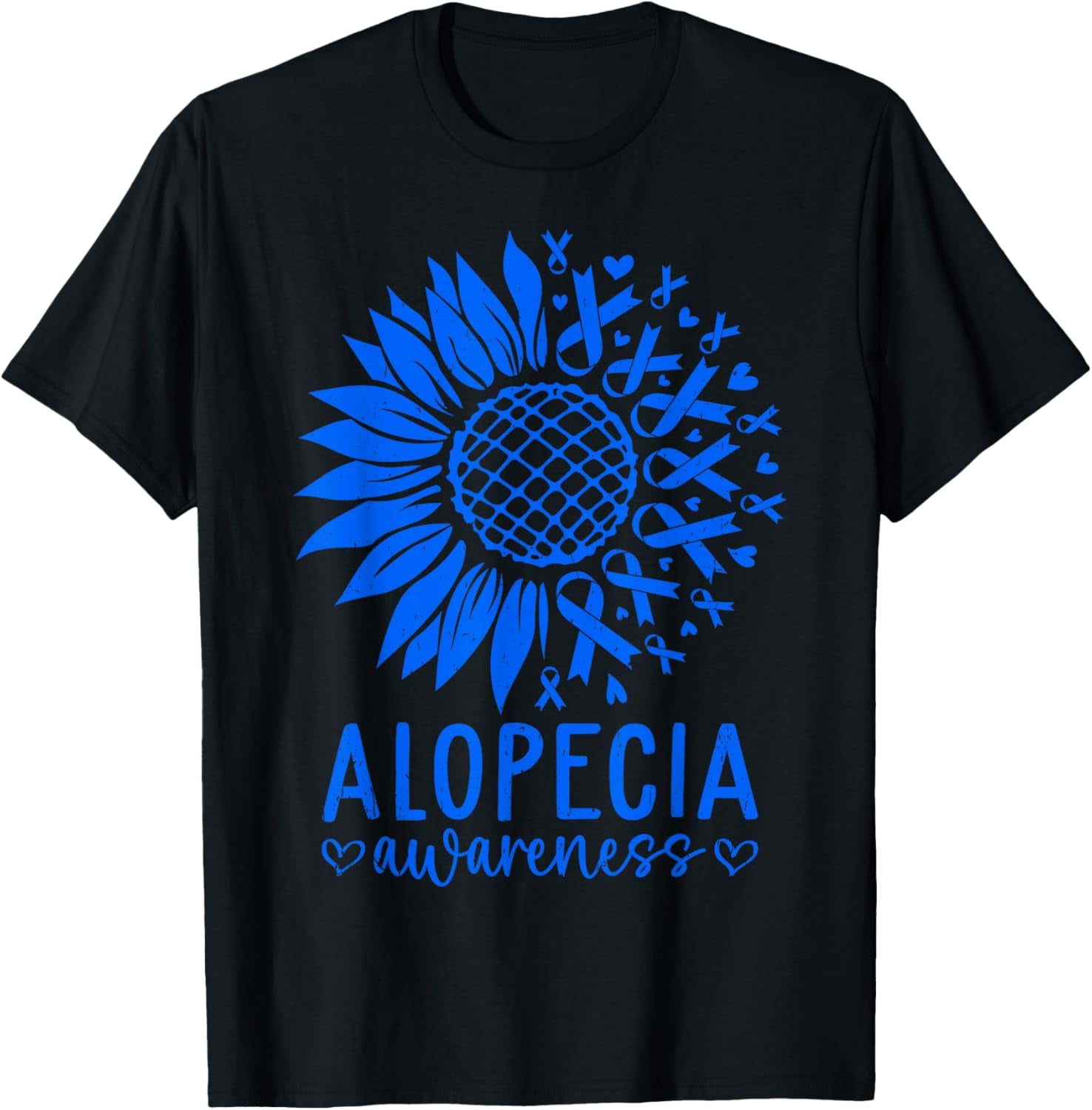 We Wear Blue Alopecia Areata Awareness Month T-Shirt - Walmart.com