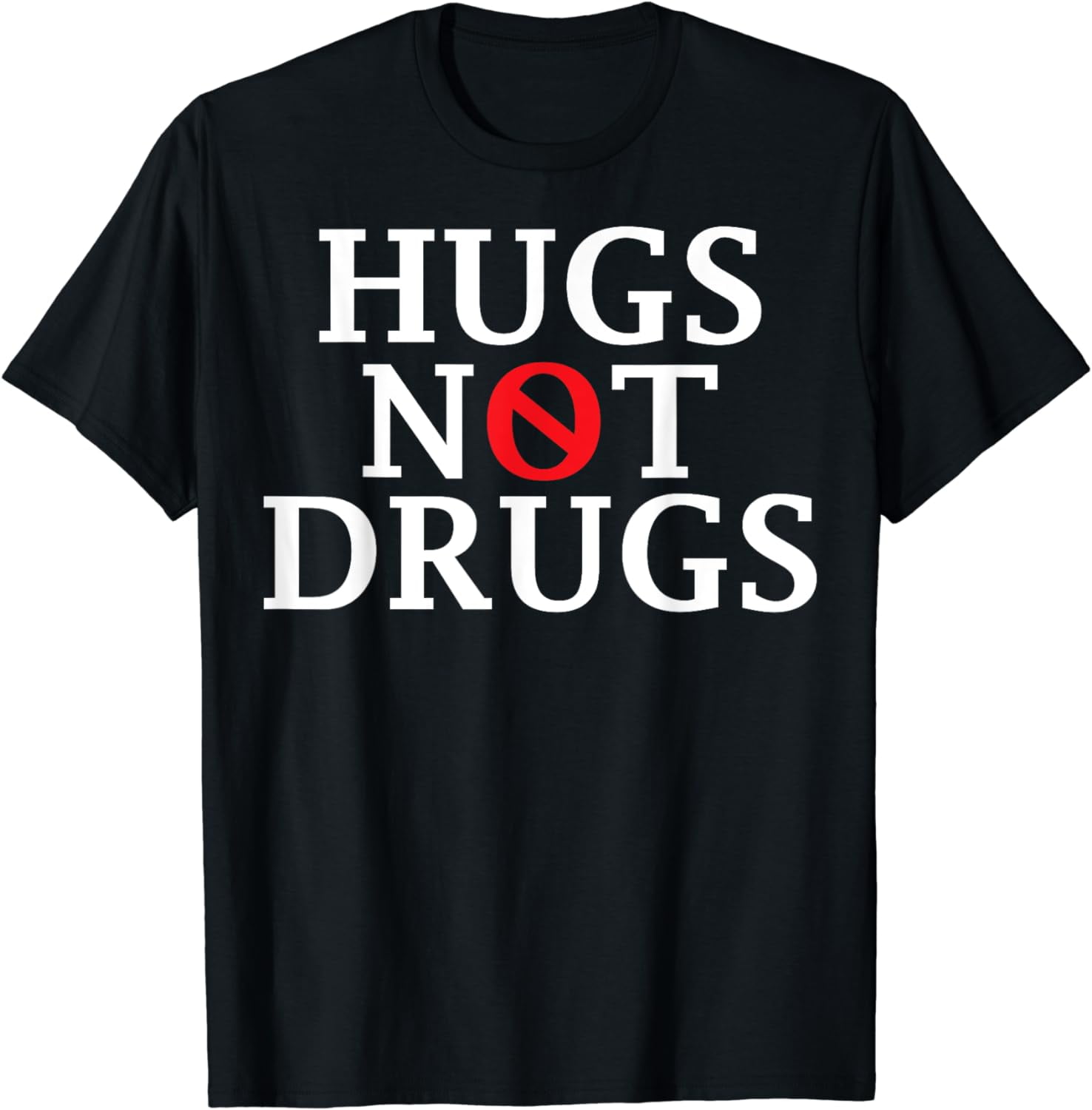 We Wear Red For Red Ribbon Week Hugs Not Drugs Awareness T-Shirt ...