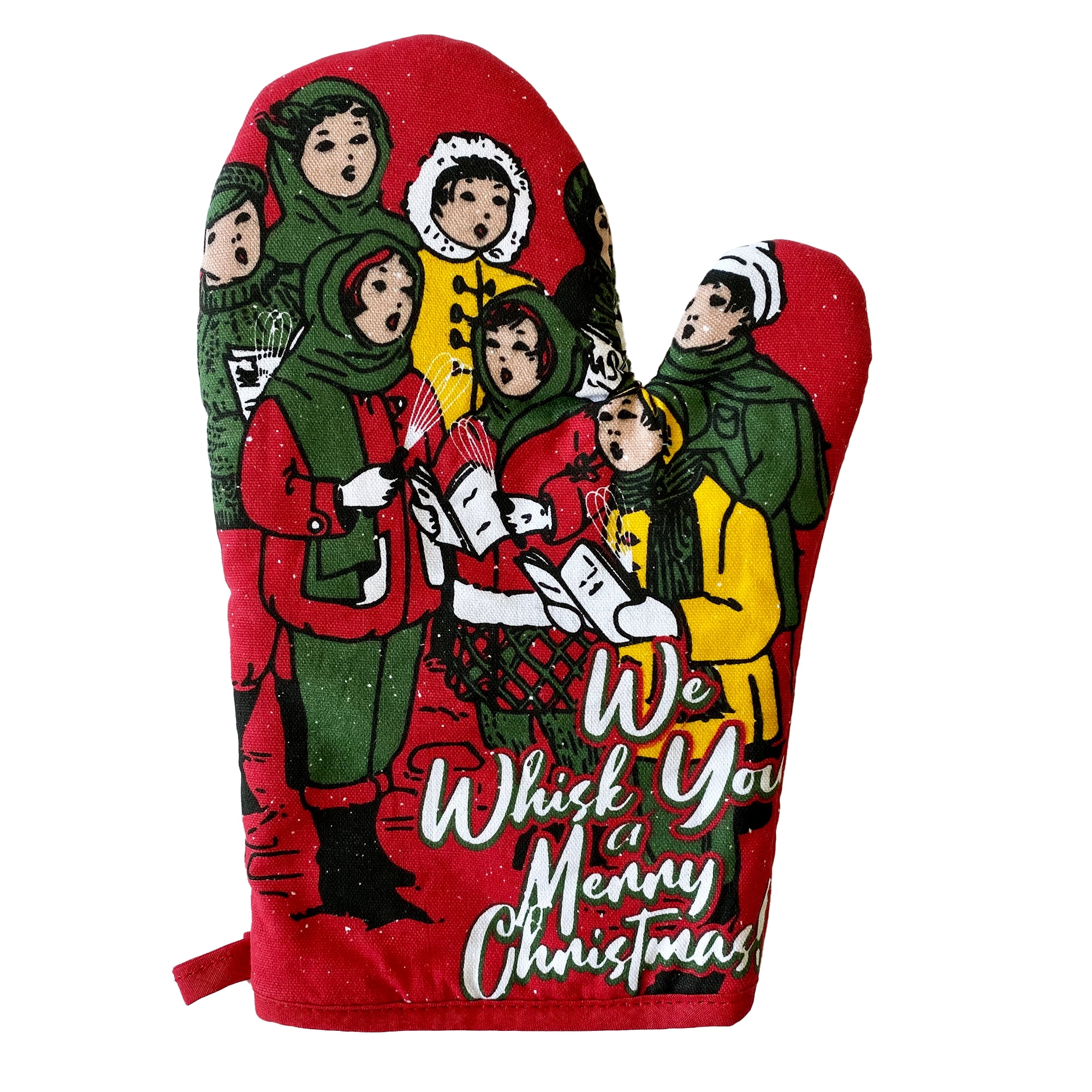 We Whisk You A Merry Christmas Oven Mitt Funny Holiday Baking Novelty ...
