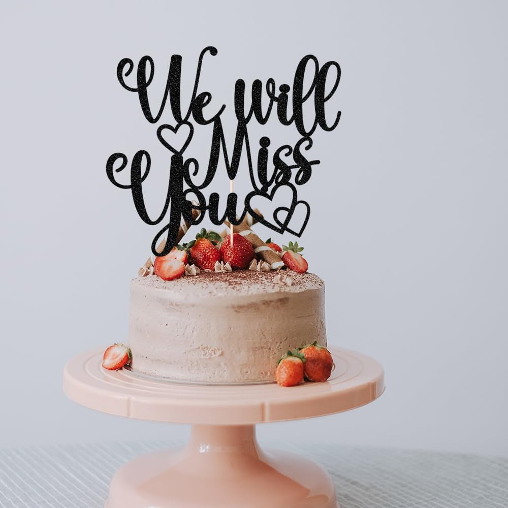 We Will Miss TWE5 You Cake Topper, Job Change, Farewell Retirement ...