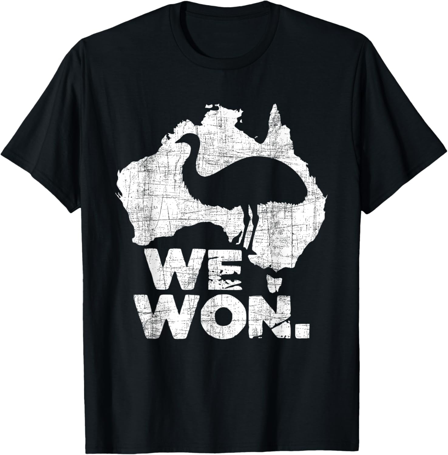 We Won - Great Emu War Australian History Emu Lover T-Shirt100%cotton - Walmart.com