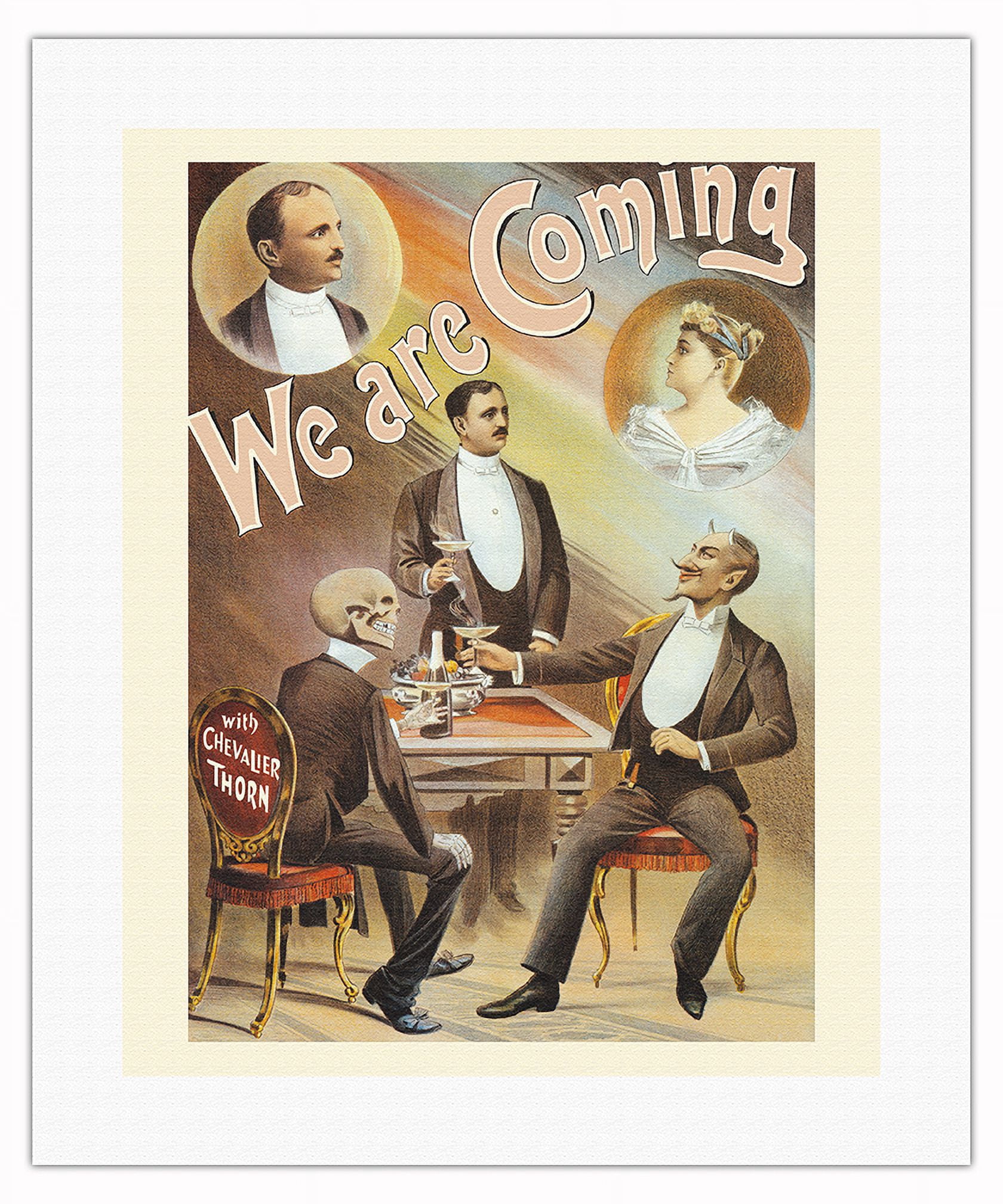 We are Coming Illusion Show with Chevalier Thorn - Vintage Magic Poster ...