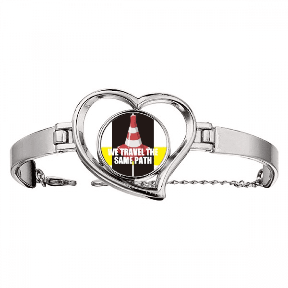 We鈥俆ravel鈥俆he鈥係ame鈥侾ath Bracelet Heart Jewelry Wire Bangle - Walmart.com