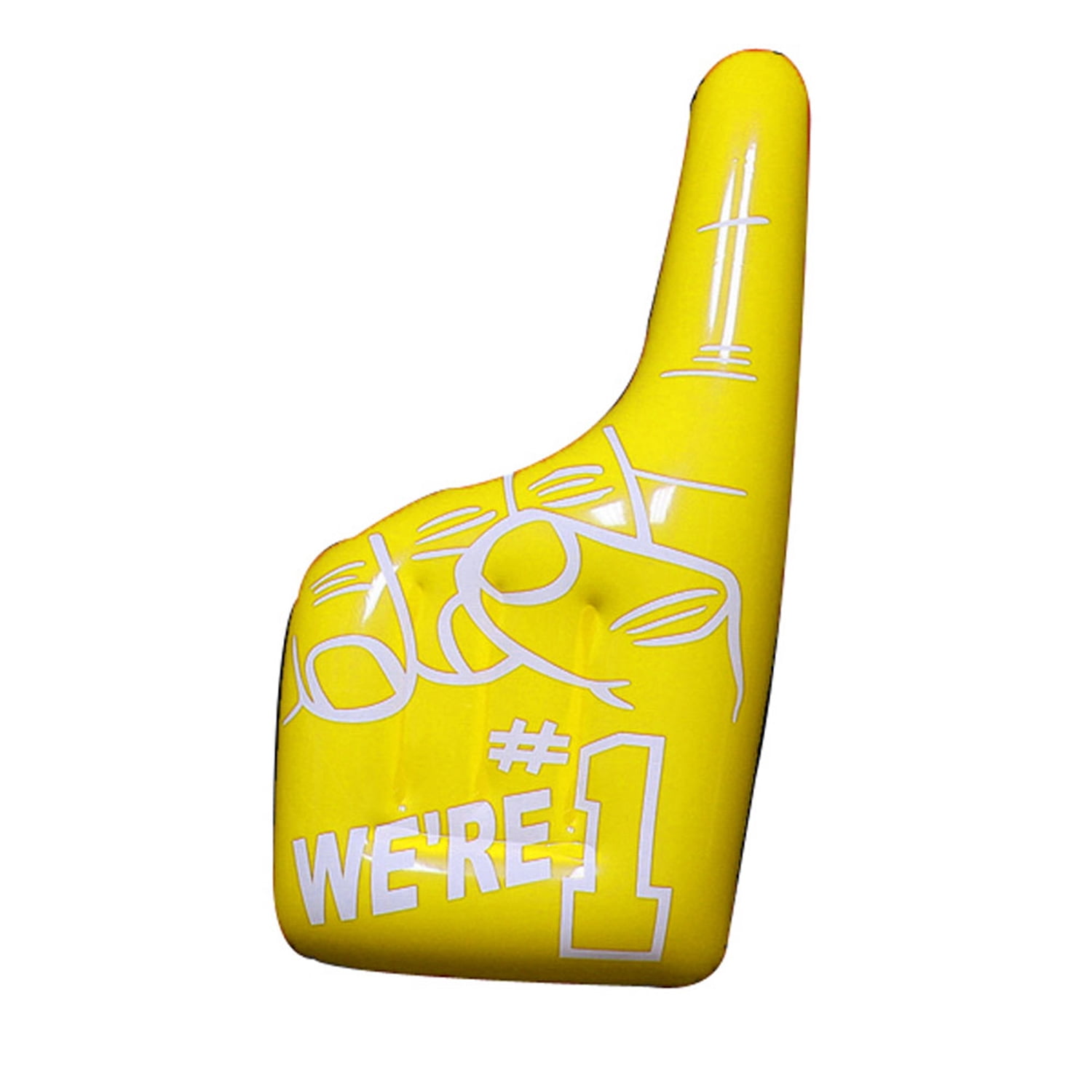 We're #1 Vinyl Hand Football Cheer-On 18" Plastic Inflatable Toy ...