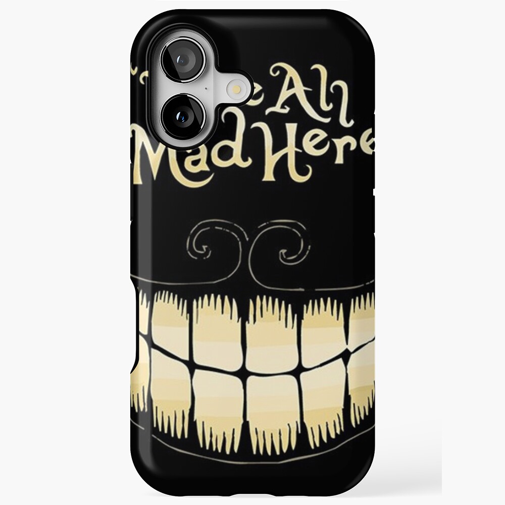 We’re All Mad Here Bold Cheshire Grin Wonderland Purple Case with ...