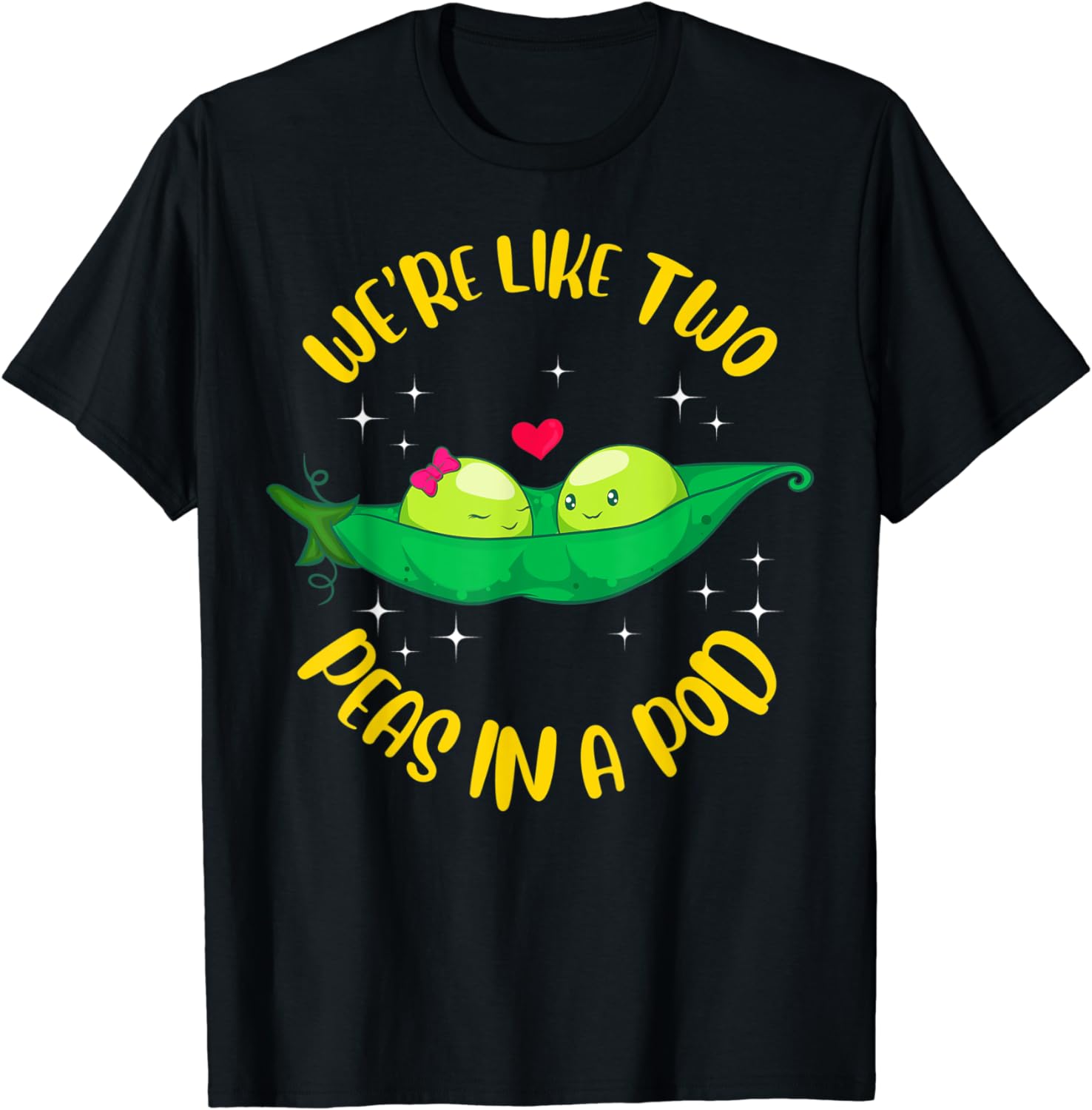 We're Like Two Peas In a Pod Adorable Married Food Pun T-Shirt ...