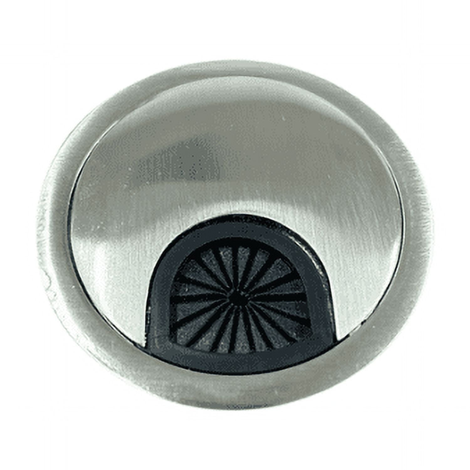 We're it, Brushed Silver Metal Desk Grommet; Opening Size: 50 mm, or 1. ...