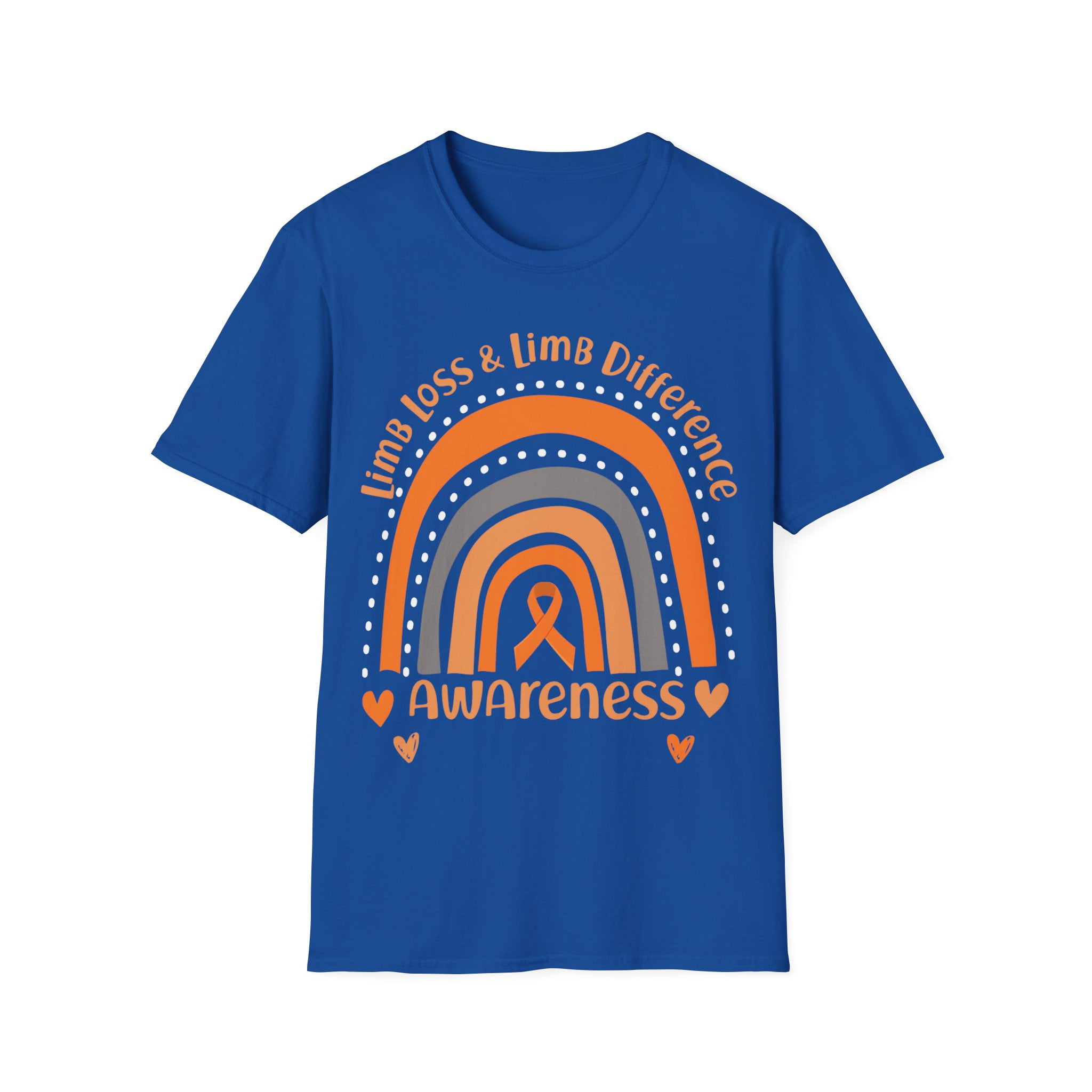 We wear Orange rainbow Limb Loss & Limb Difference Awareness - Walmart.com