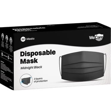 Disposable Face Masks 3-Ply Individually Wrapped , 50ct - Assorted ...