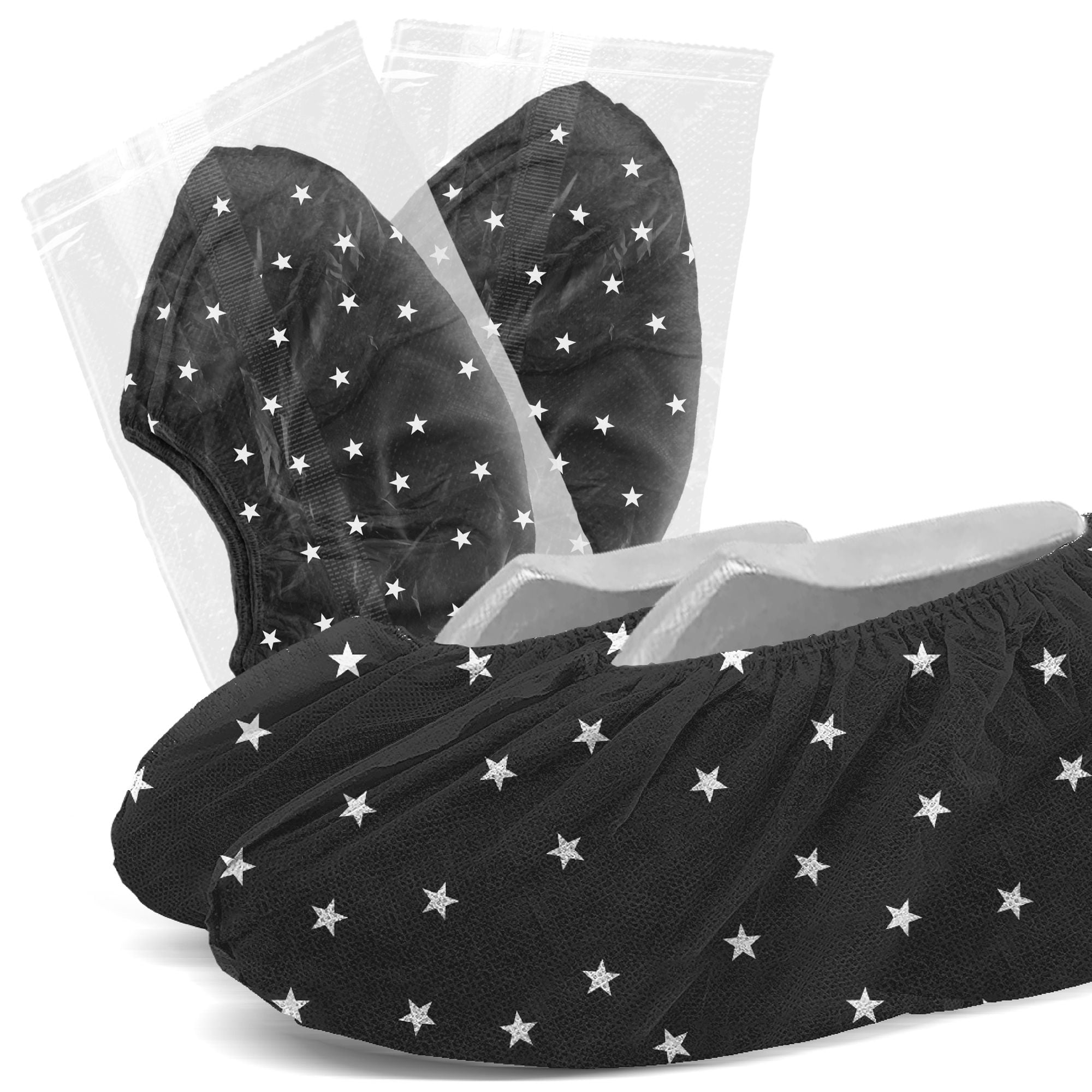 WeCare Shoe Covers Disposable 50 Count - 25 Individually Wrapped Pairs ...