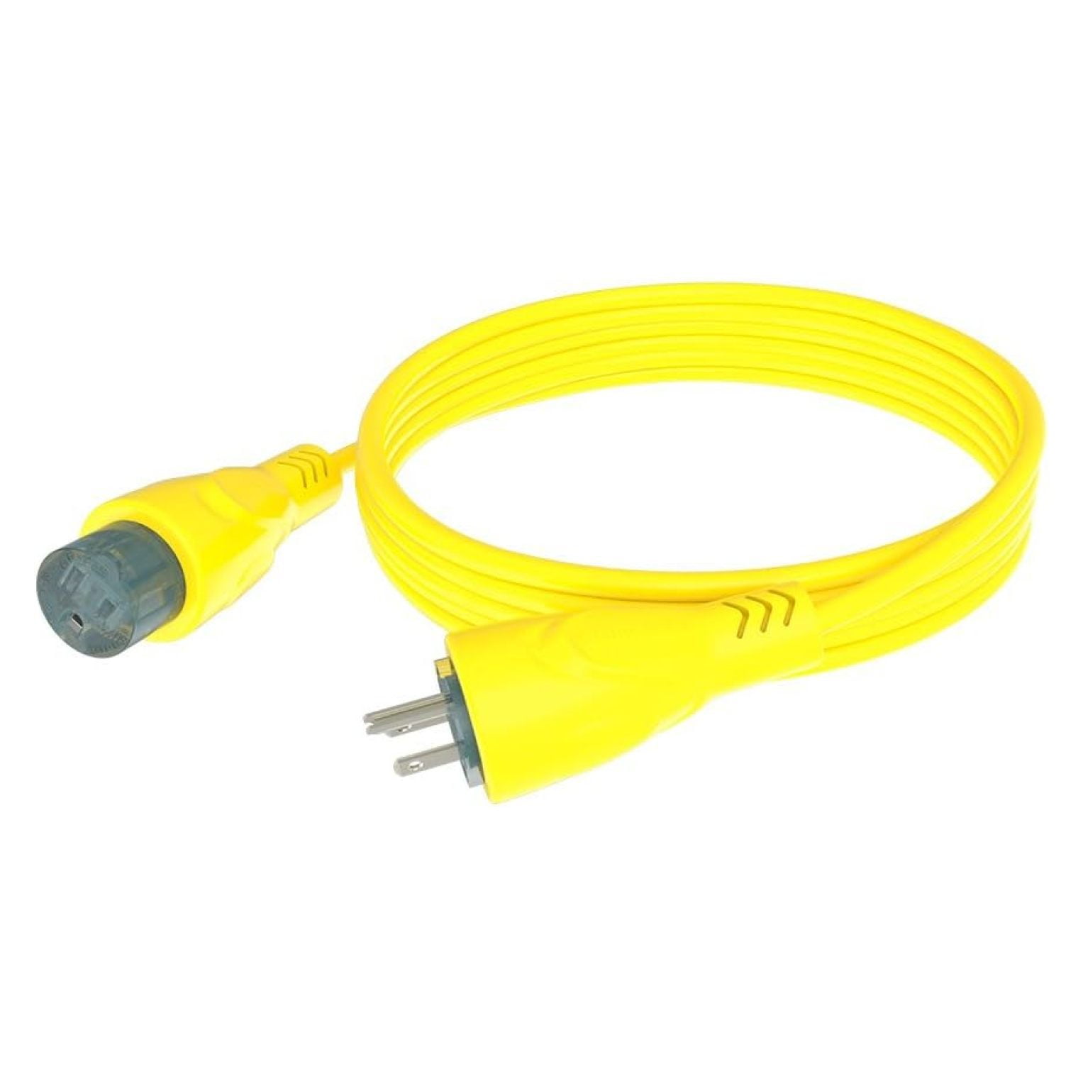 WeCcQuue 382384 Yellow 50' 15 Amp Heavy Duty Extension Cordset ...