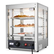 Ktaxon 800W 110V 3-Tier Commercial Food Warmer Display Case for Pizza ...