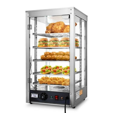 Ktaxon 800W 110V 3-Tier Commercial Food Warmer Display Case for Pizza ...