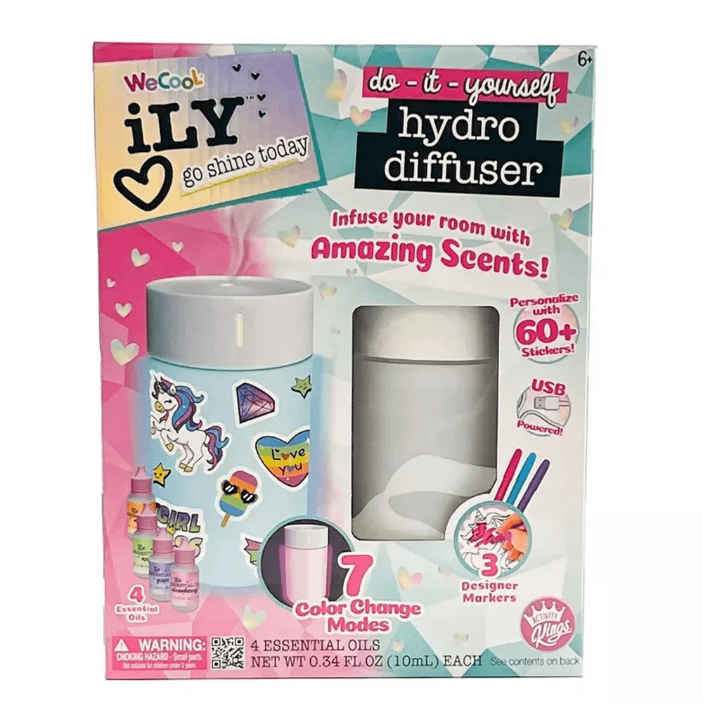 WeCool iLy DIY Hydro Diffuser - Scented Customizable Diffuser for Kids ...