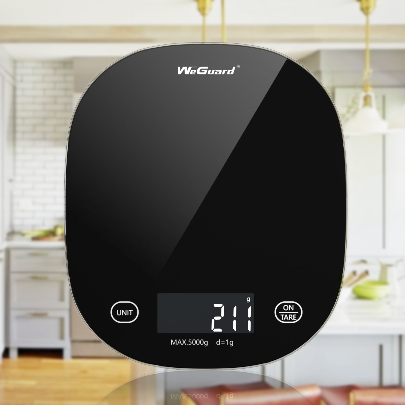 WeGuard Digital Kitchen Scale, 11lb Bluetooth Food Scale with ...