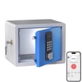 WeHere Safe Box with Smart Lock, 4-Ways Unlocking, Storage Money ...