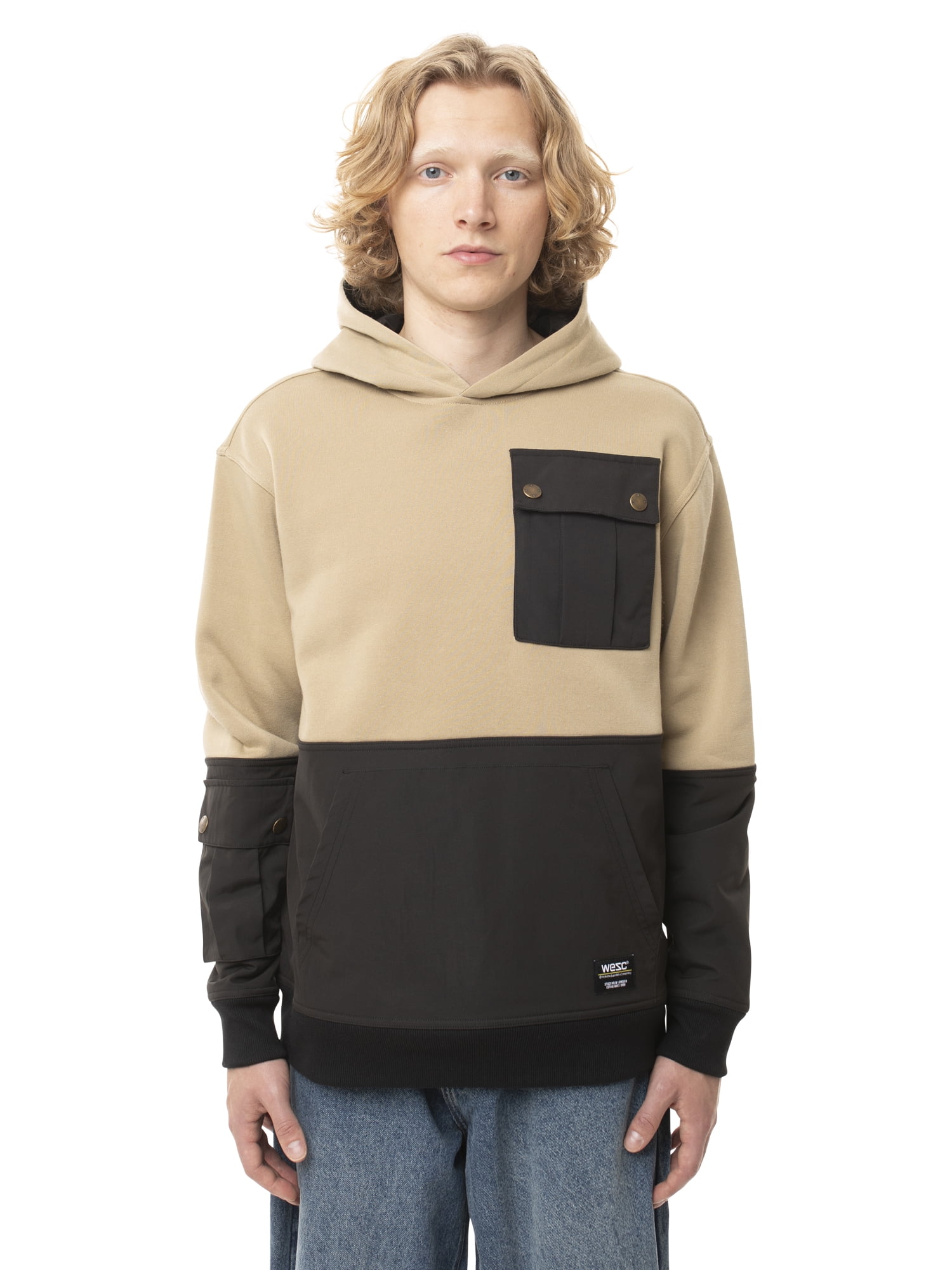 WeSC 90's mike Utility Color Block Hoodie, XS-2XL - Walmart.com
