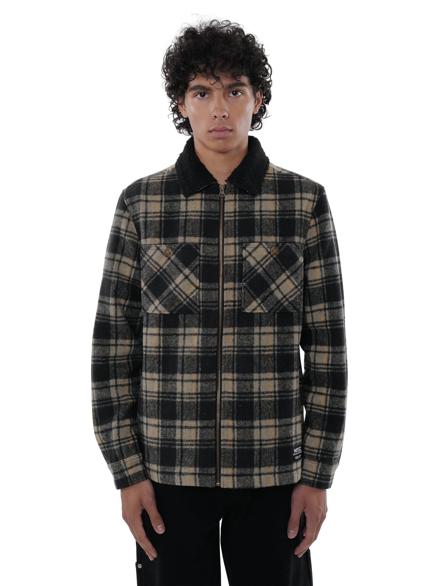 WeSC Liam Jacket Plaid - Sherpa Lined - XS-2XL - Walmart.com