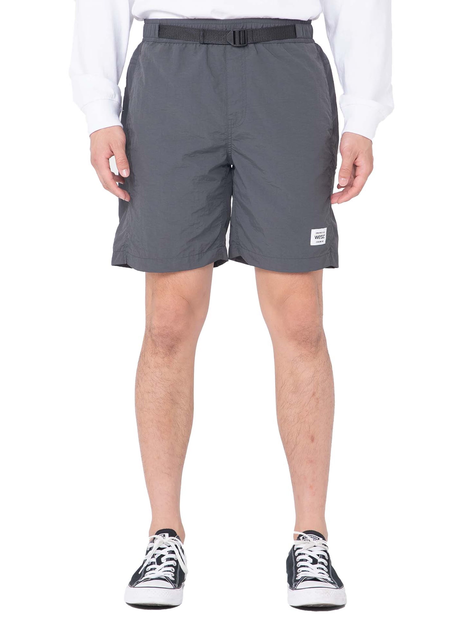 WeSC Men's 7" Inseam Flat Front Woven Utility Shorts, Sizes S-2XL ...