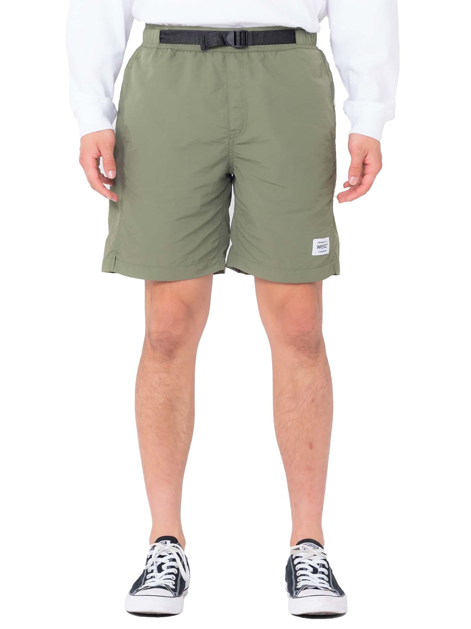 WeSC Men's 7" Inseam Flat Front Woven Utility Shorts, Sizes S-2XL ...