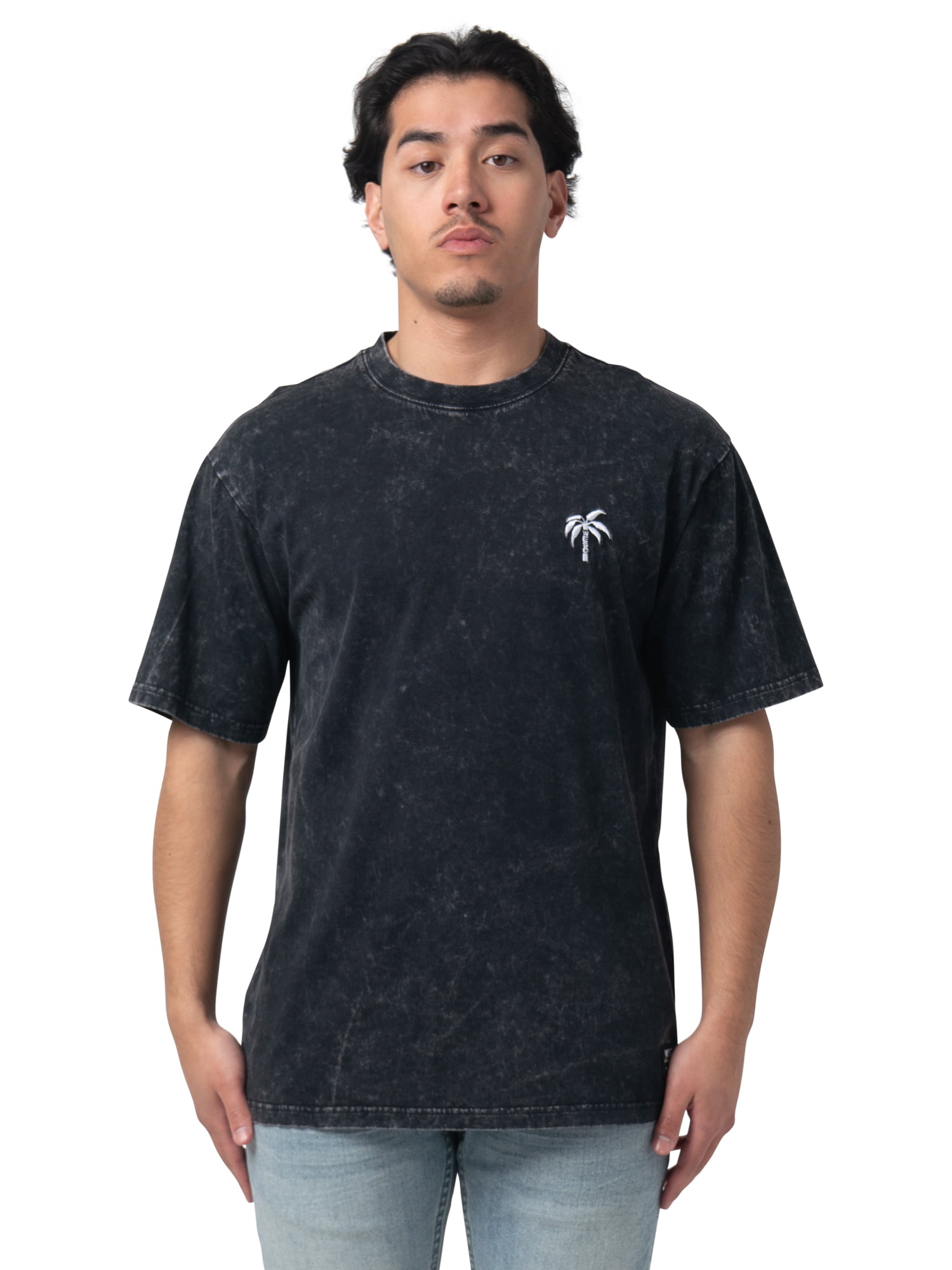 WeSC Men's Mason Short Sleeve Enzyme Washed Tee Palm Logo, Sizes S-2XL ...
