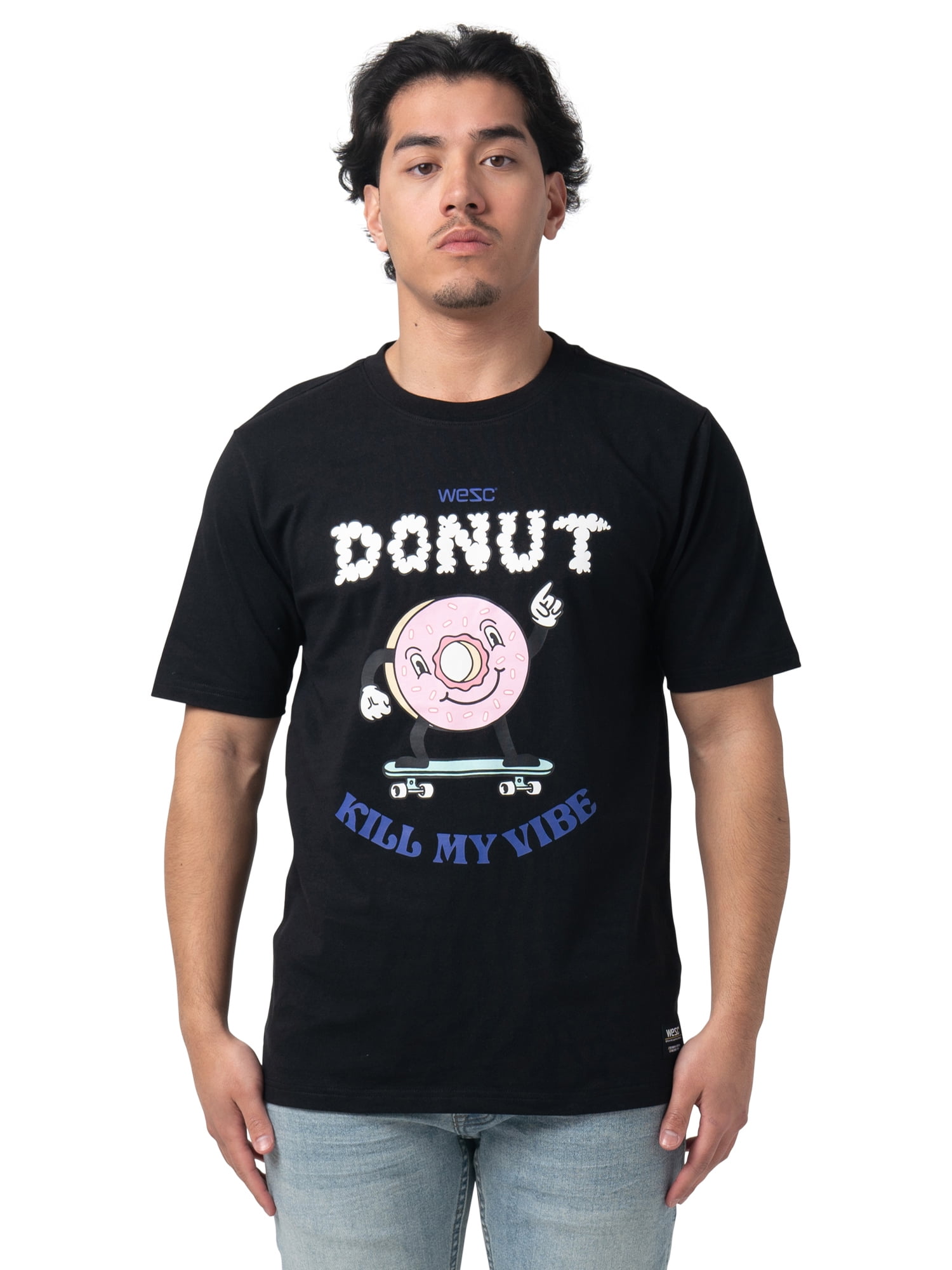 WeSC Men's Max Short Sleeve Burnout Tee Donut Vibe, Sizes S-2XL ...
