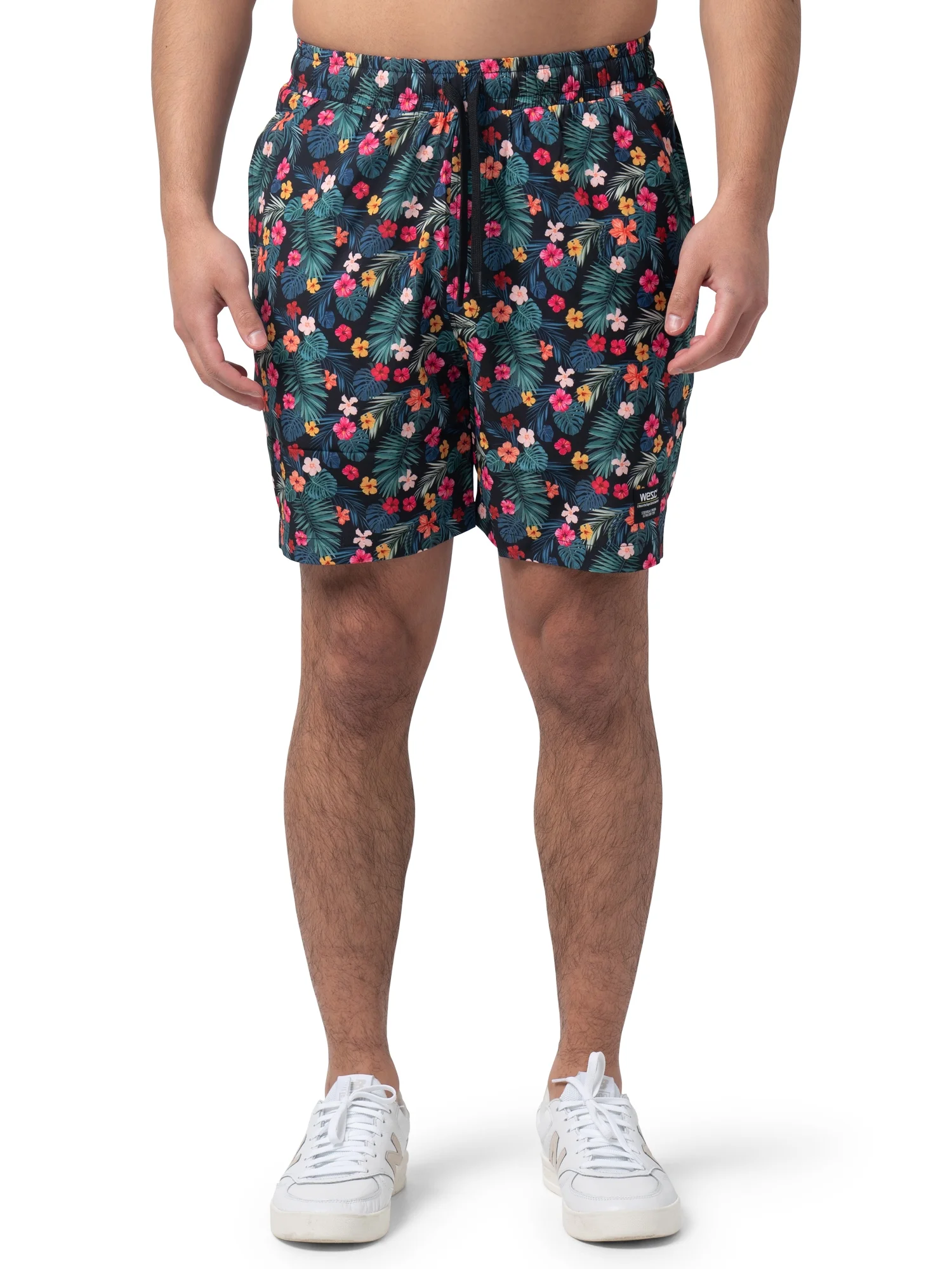 WeSC Zack Swim Trunk Monstera Flowers All Over Print - S - 2XL ...