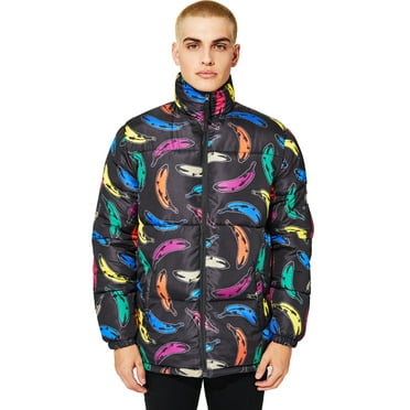 Mens Sherpa-Lined Hooded Puffer Jacket (Sizes, S to 2XL) - Walmart.com