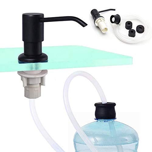 WeTest Soap Dispenser and Extension Tube Kit for Kitchen Sink,Stainless ...