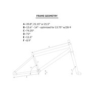 Walmart 26" Black Limo Bike Frame, Steel Bicycle Frame - Walmart.com