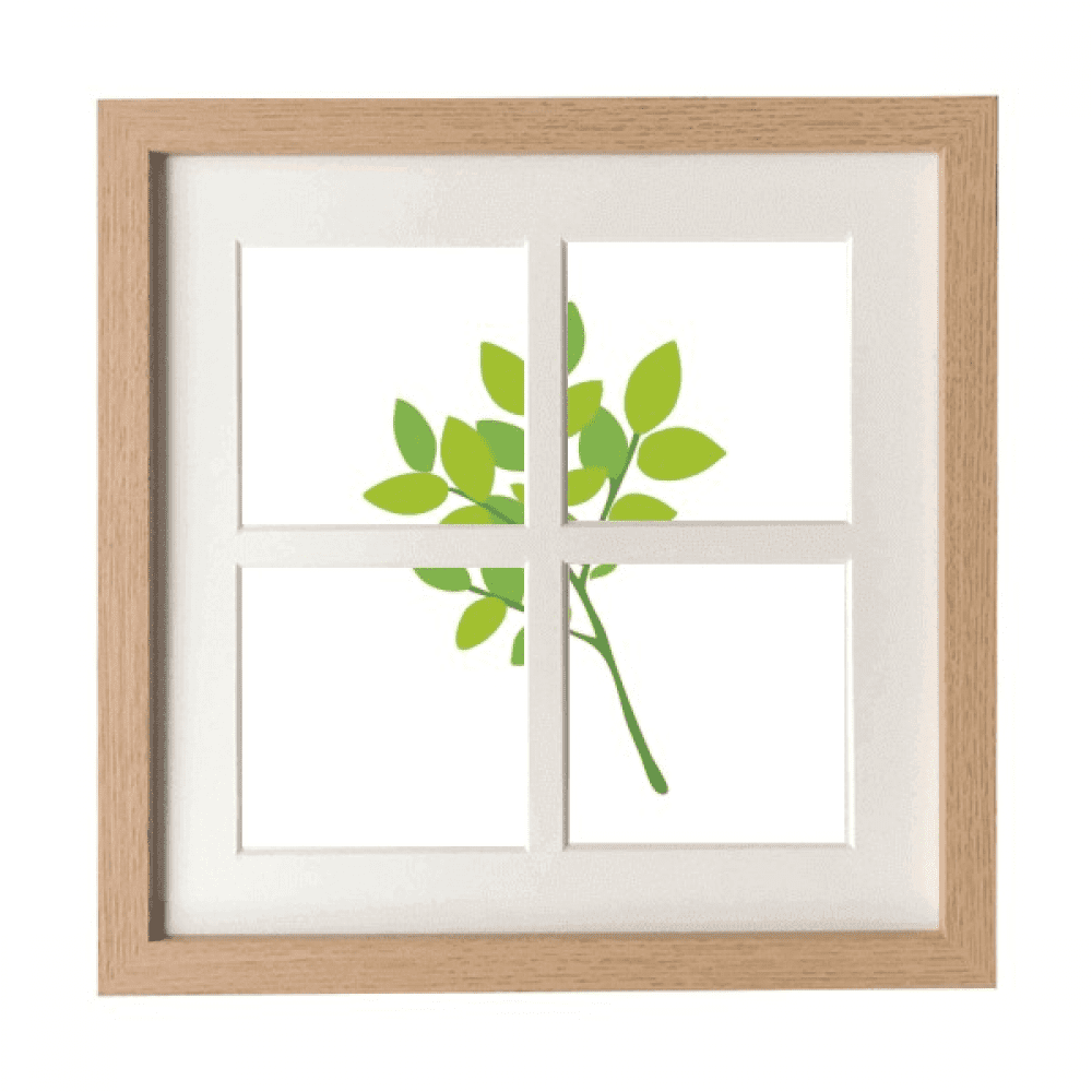Weak Grenn Branches Green Frame Wall Tabletop Display 4 Openings ...