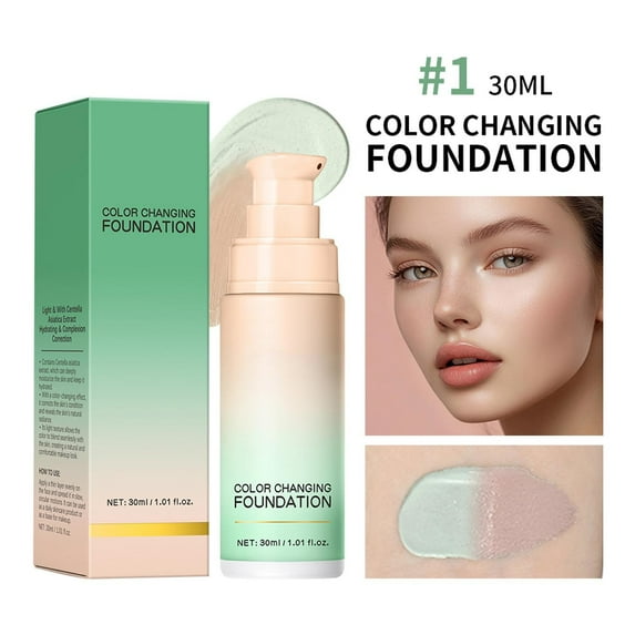 Weaklki Color Changing Foundation,Color Correcting CC Cream with ...