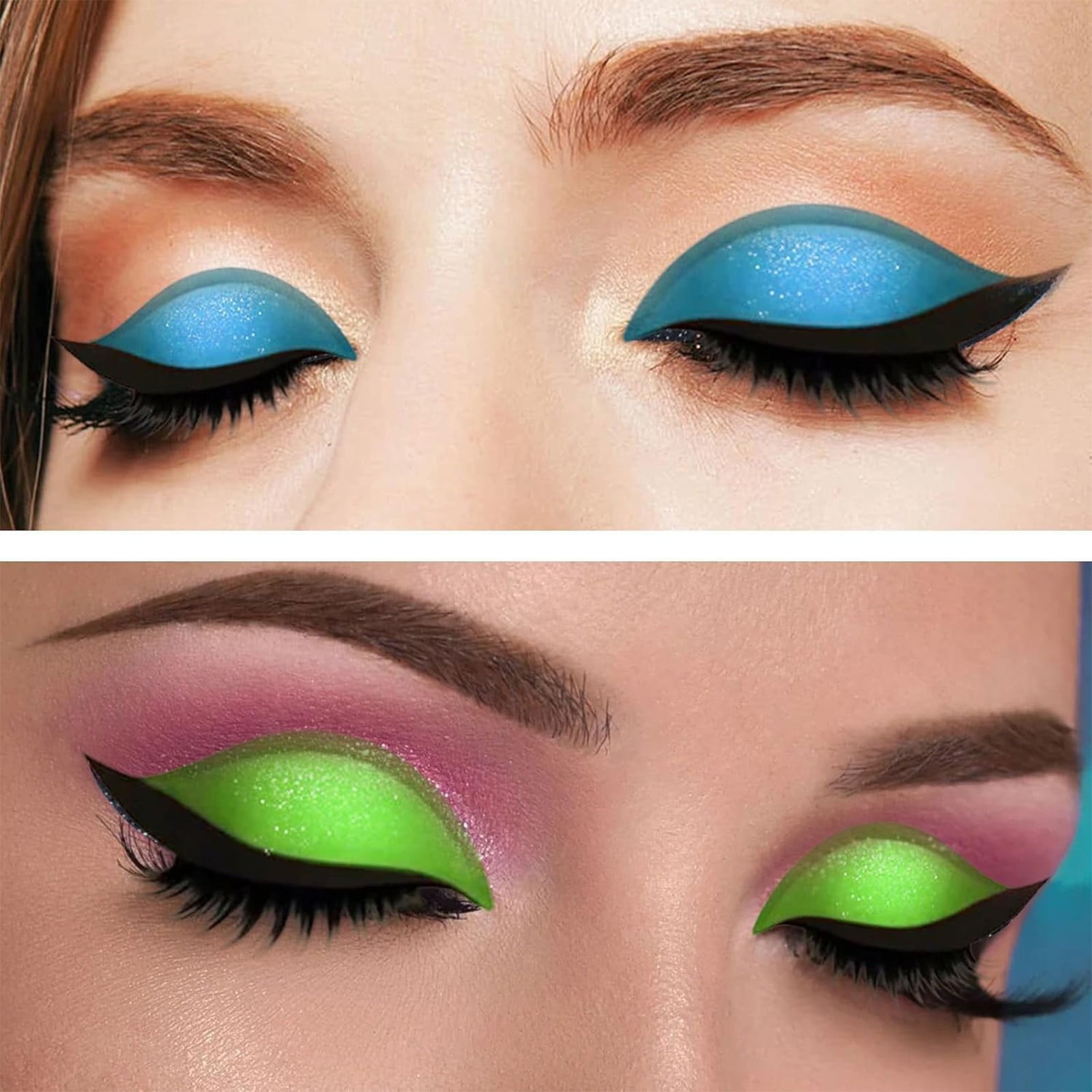 Weaklki Lazy Eye Shadow Eyelash Patch,2 in 1 Reusable Eye Makeup ...