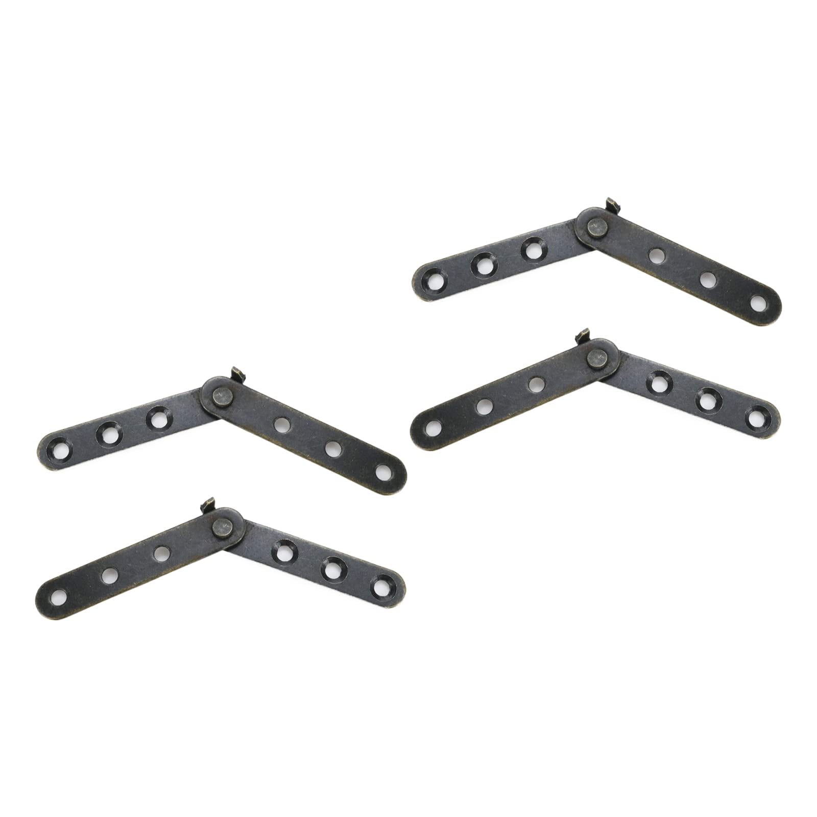Wealrit 4 Pcs Pivot Hinge Door Pivot Hinges, 90 Degree Rotating Hinges ...