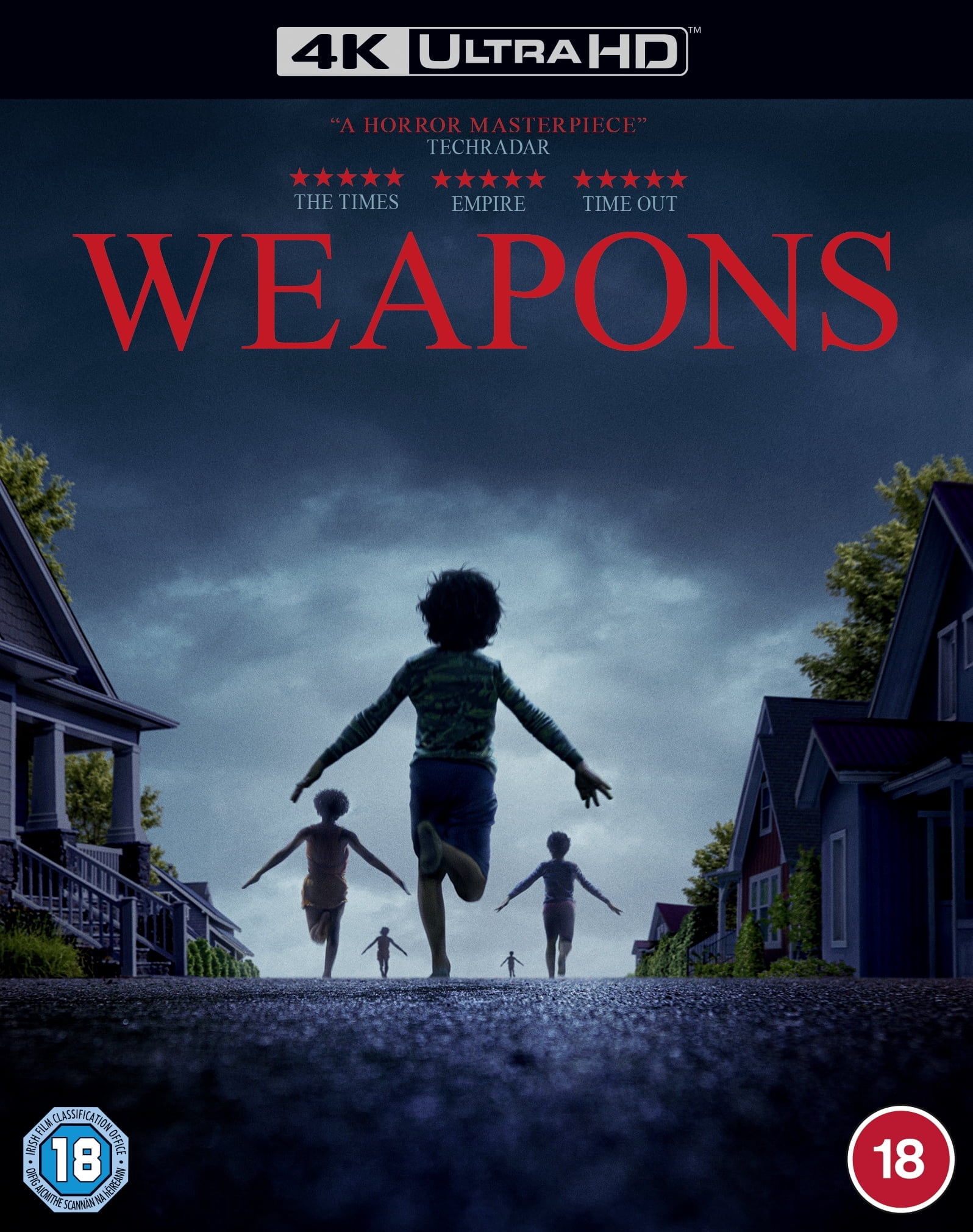 Weapons (4K Ultra HD) Benedict Wong Sara Paxton Alden Ehrenreich Amy ...