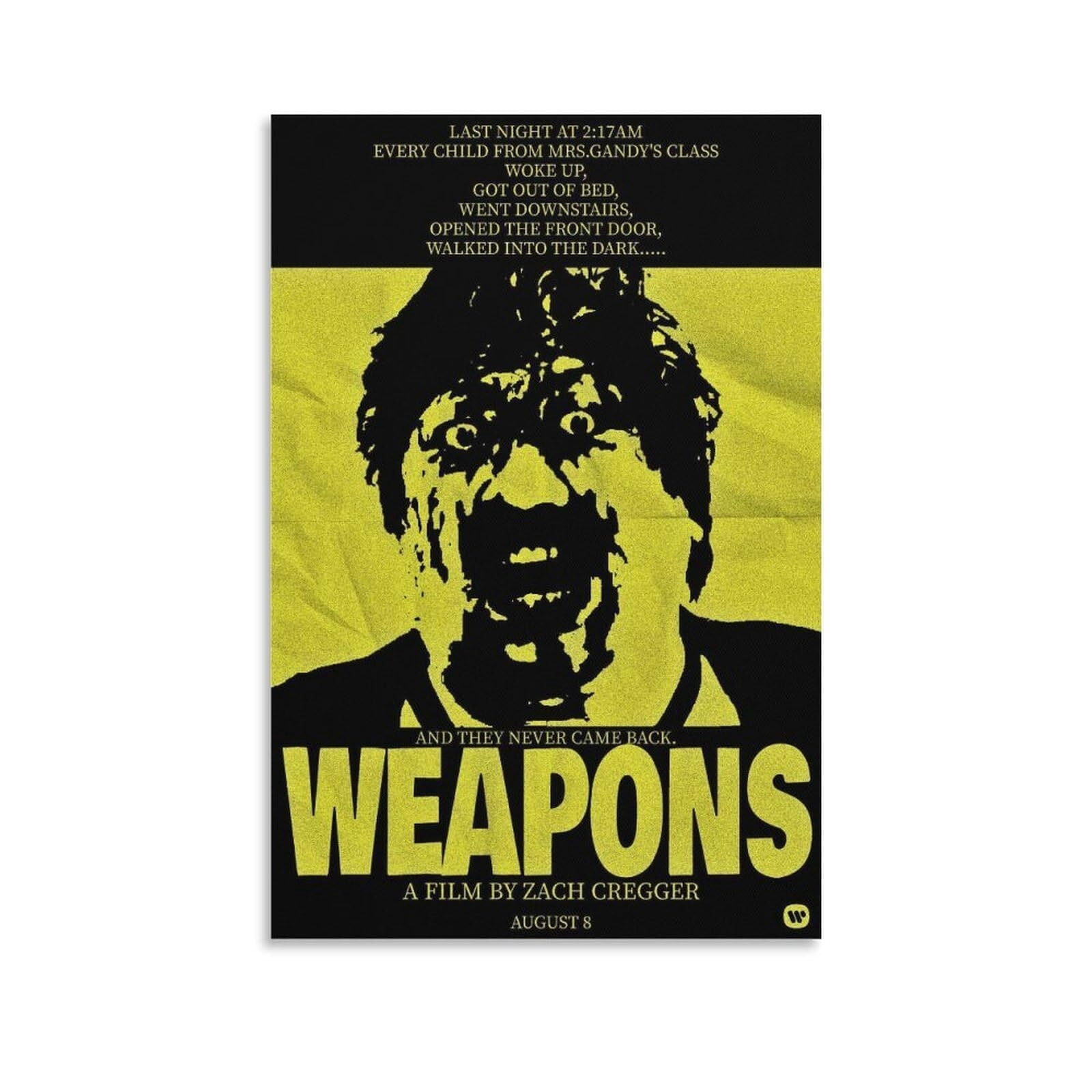 Weapons - Blockbuster Movie Poster May 2025 New Movie Poster Canvas ...