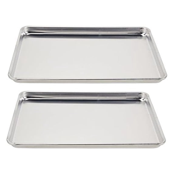 Wear-Ever Sheet Pans, Set of 2 - Half Size Aluminum Baking Pans 18x13 ...
