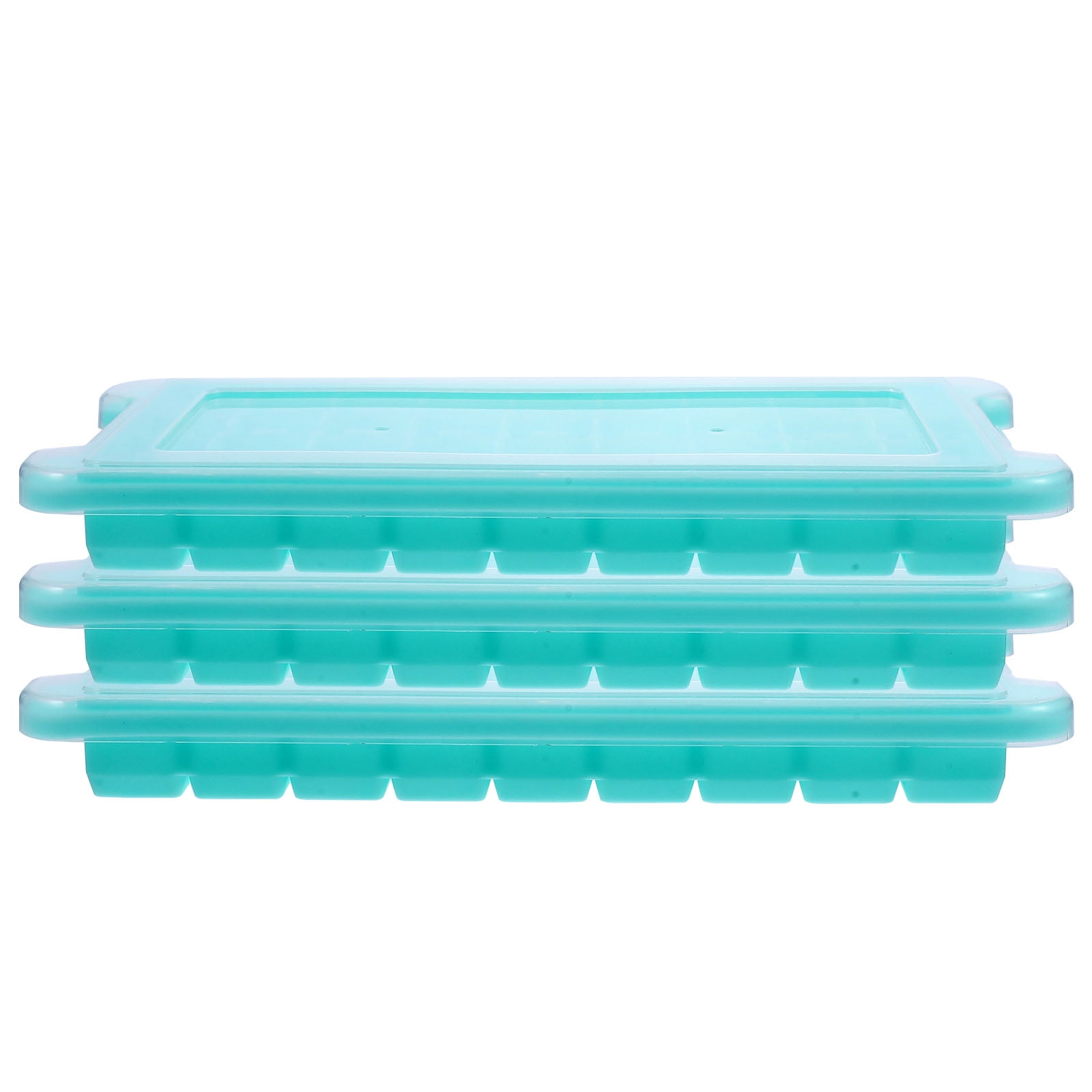Wear- Ice Cube Tray Silicone 3 Pcs Cubes Summer Silica Gel Trays for ...